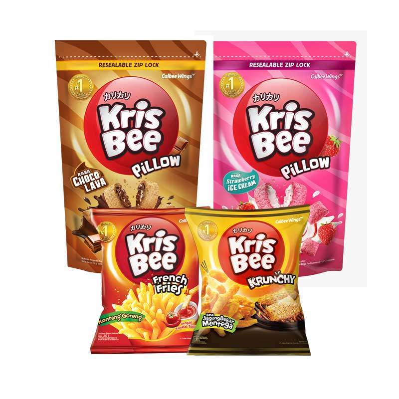 Snack Calbee Wings Dâu- Kris Bee Pilllow Strawberry Ice Cream 110g ...
