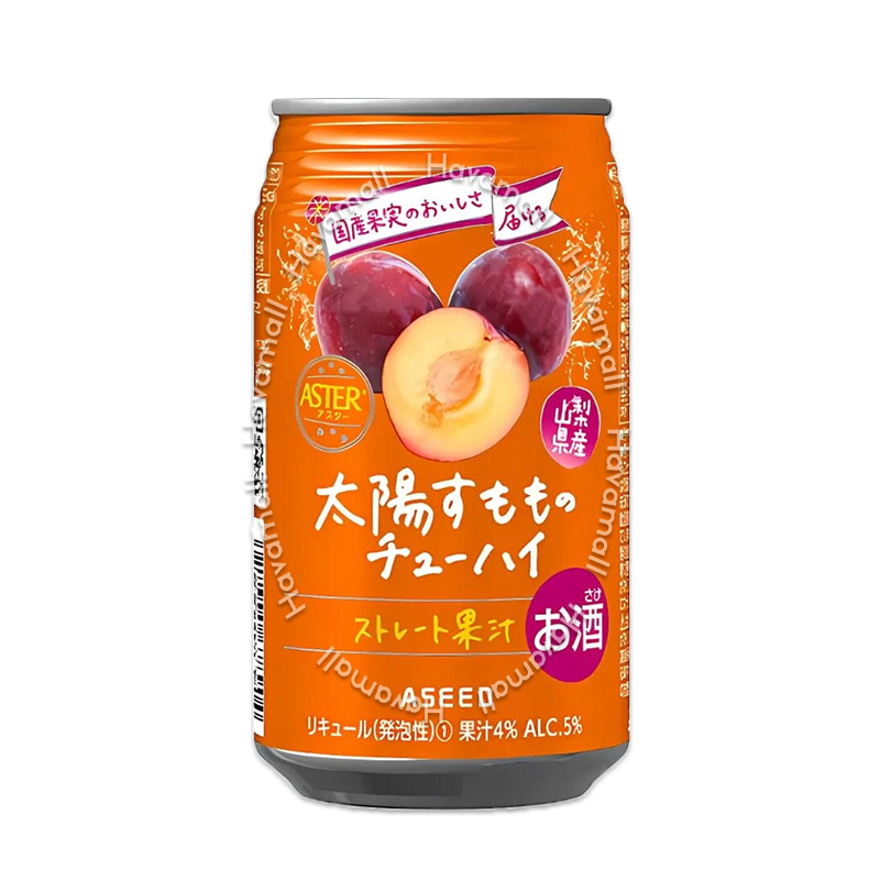 Nước Uống Có Cồn Chu-Hi Hương Mận 5% Alc – Aster Taiyou Sumomo Chu-Hi ...